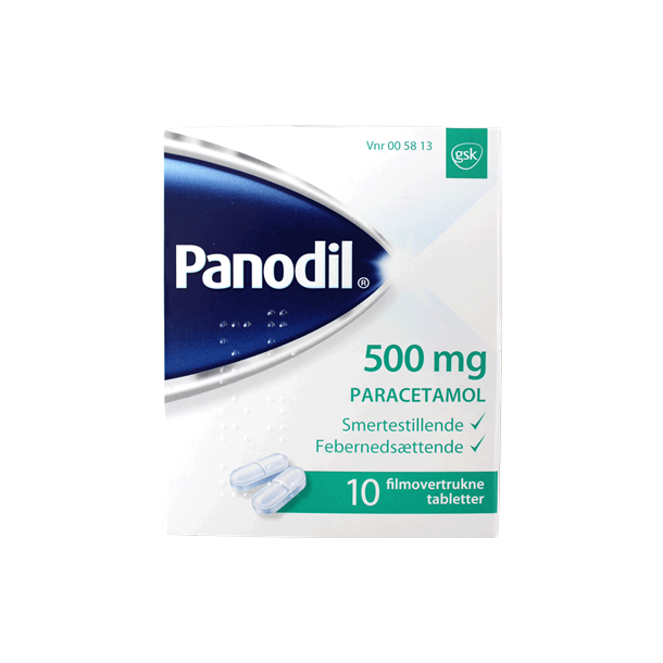 Panodil 10 stk. - Smertestillende - Billigmedicin.dk